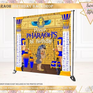 Egypt Baby Shower Backdrop, Egyptian Pharaoh Party Backdrop, Egypt ...