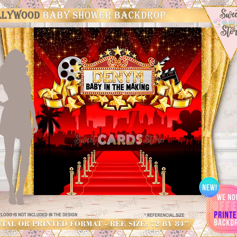 Hollywood Backdrop - Etsy