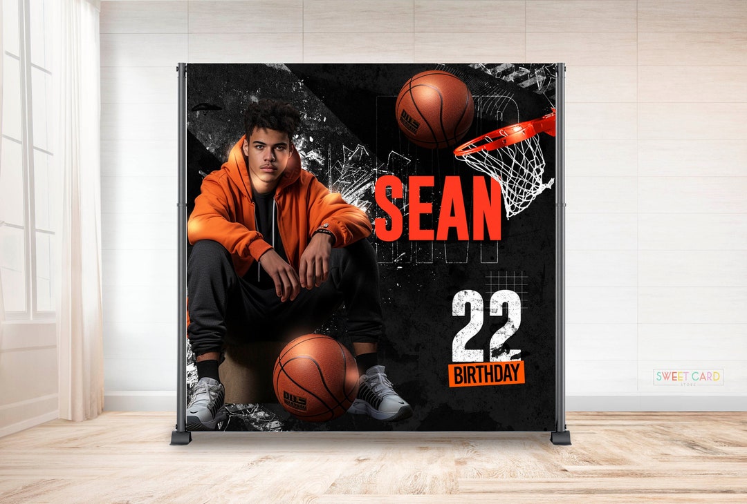 Basketball Sport Backdrop Basket Backdrop Game Score Board Banner Young ...