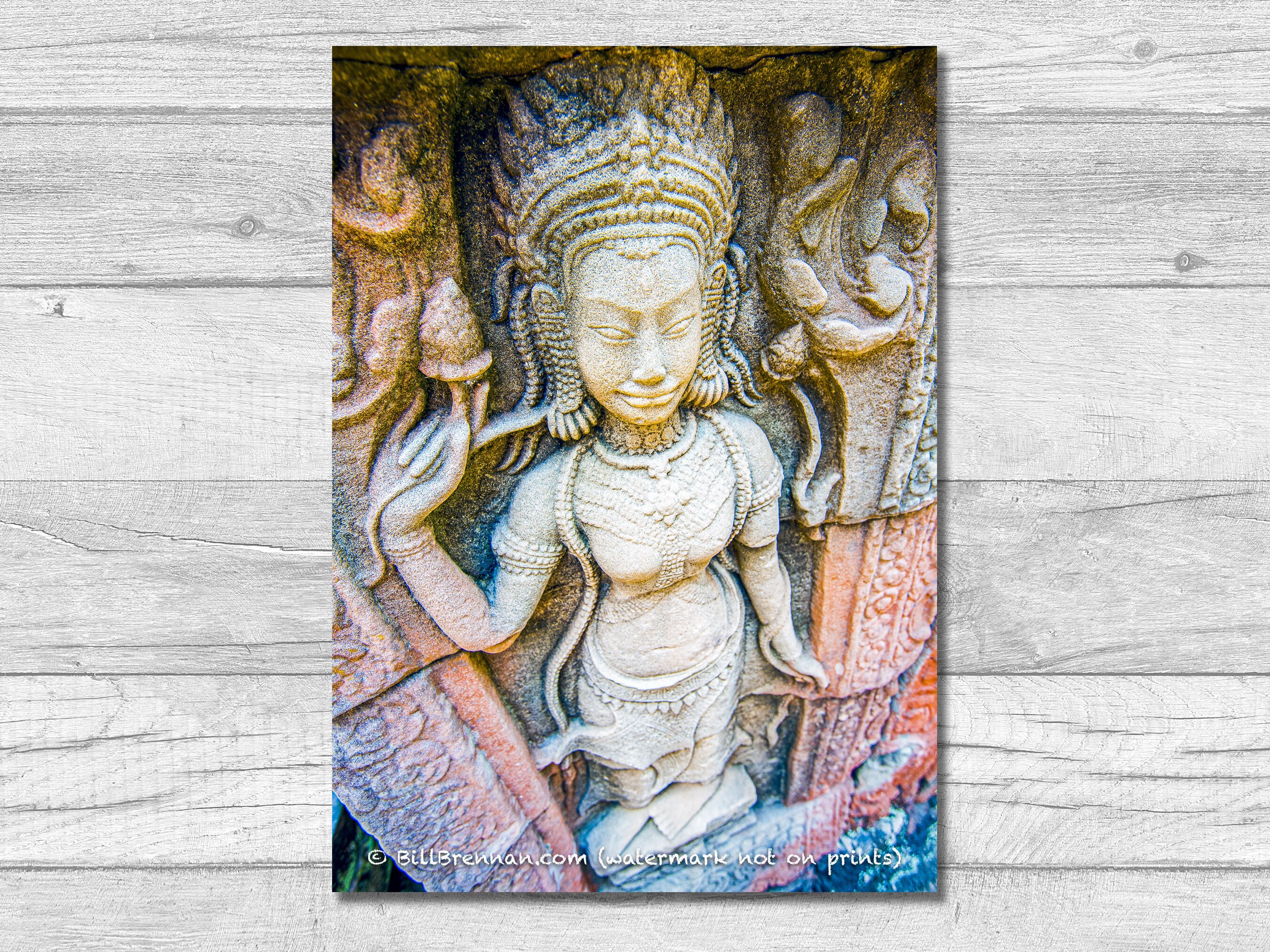 Khmer Apsara Canvas Wrap Photograph Art Decor Cambodia Traditional ...