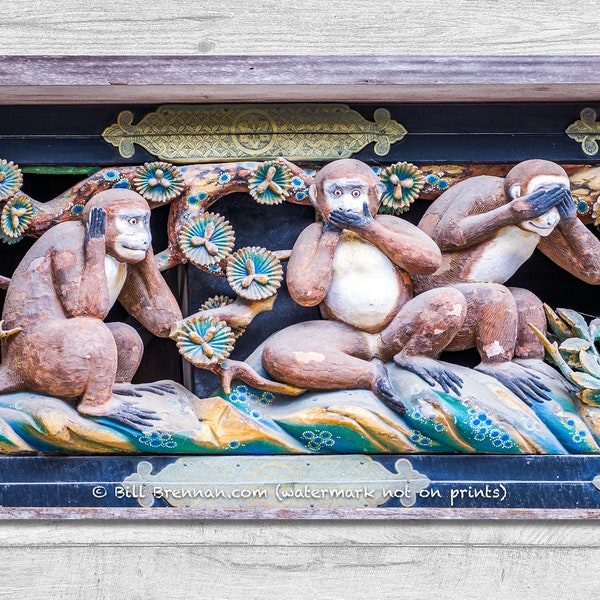 Three Wise Monkeys - Etsy