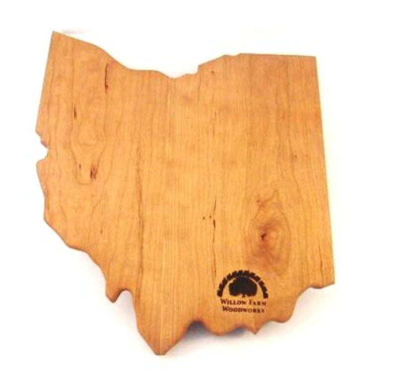 Ohio - Shaped Cutting Board - Etsy