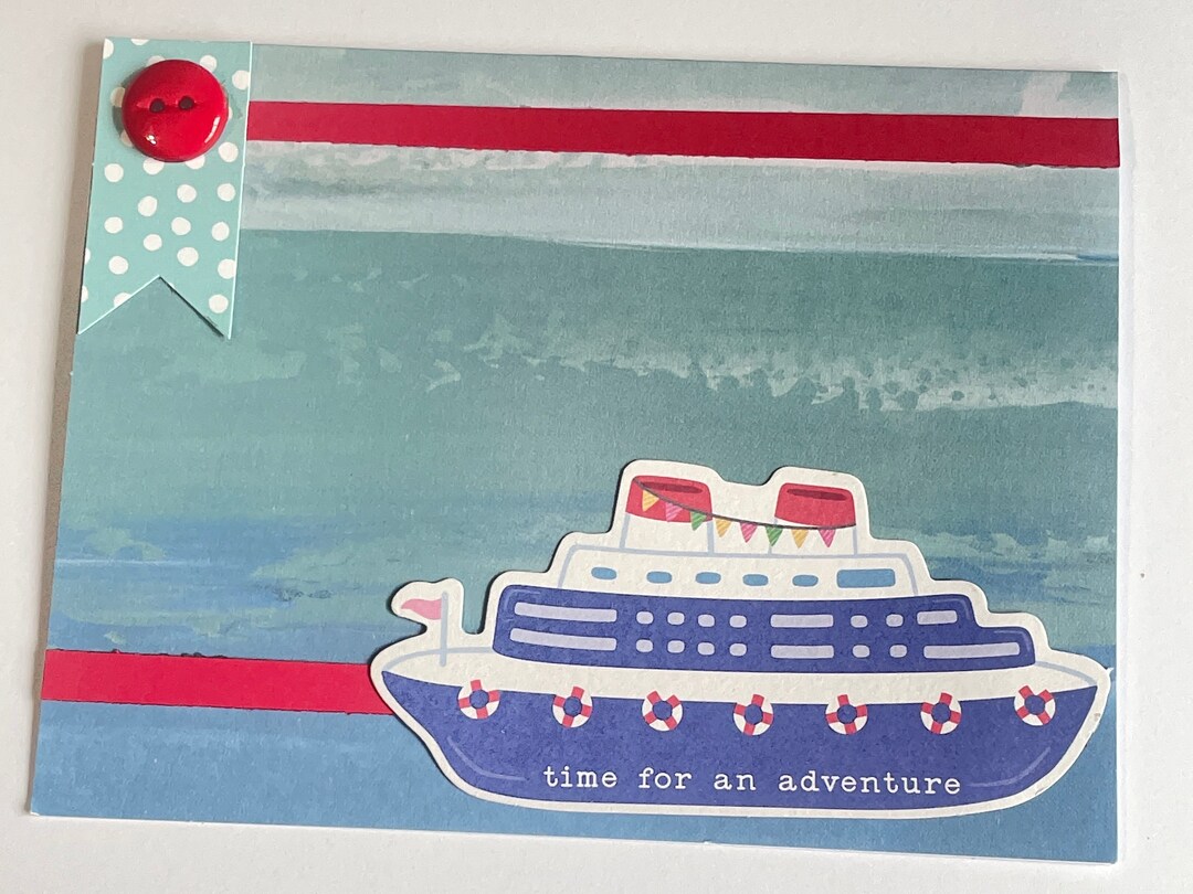 Time for an Adventure, Cruise Ship Card - Etsy