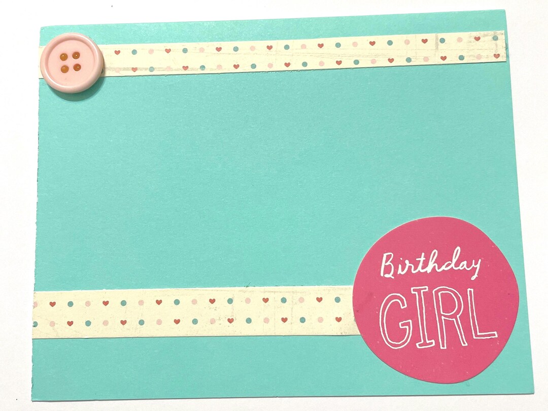 Birthday Girl Card - Etsy