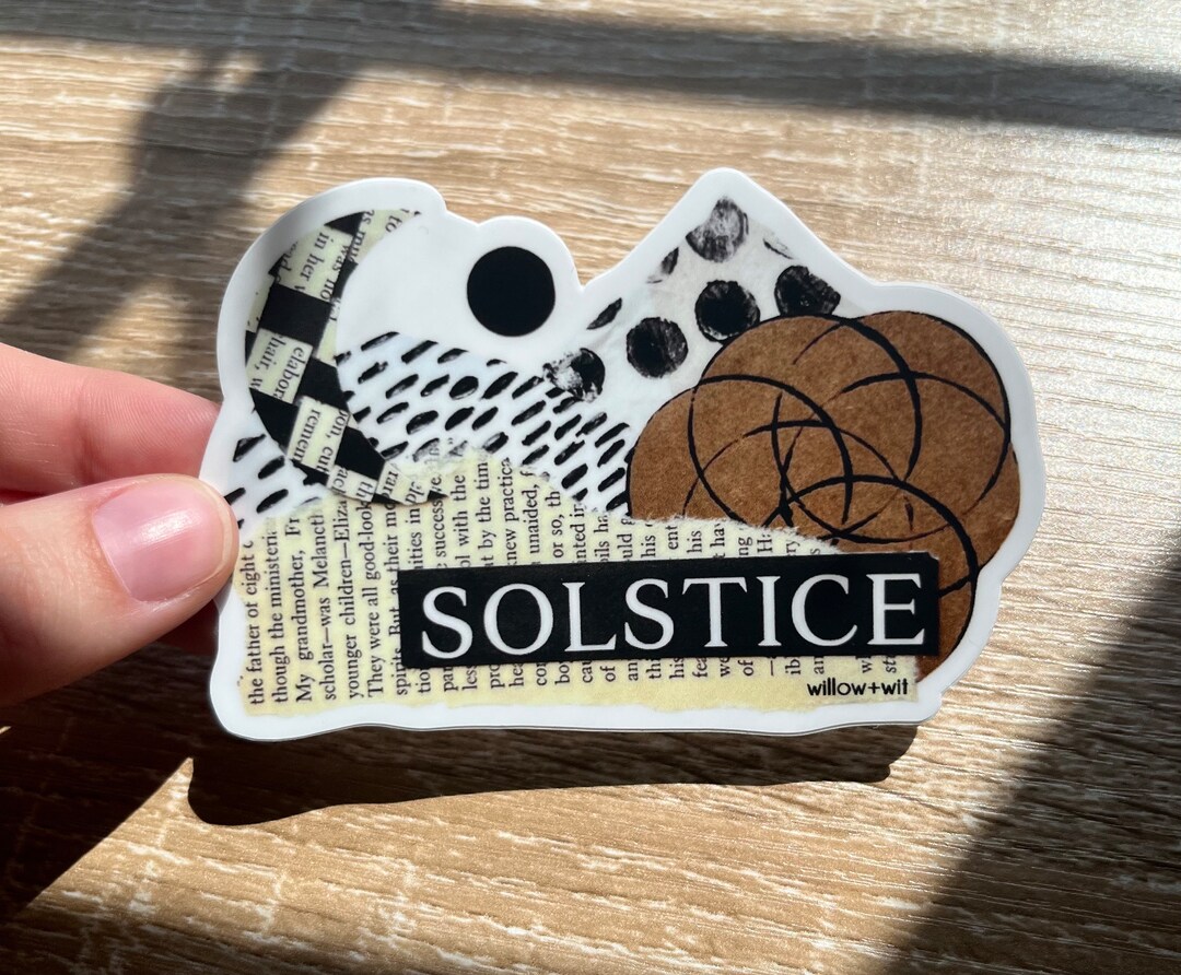 Solstice Sticker - Die Cut - Matte Finish - Etsy