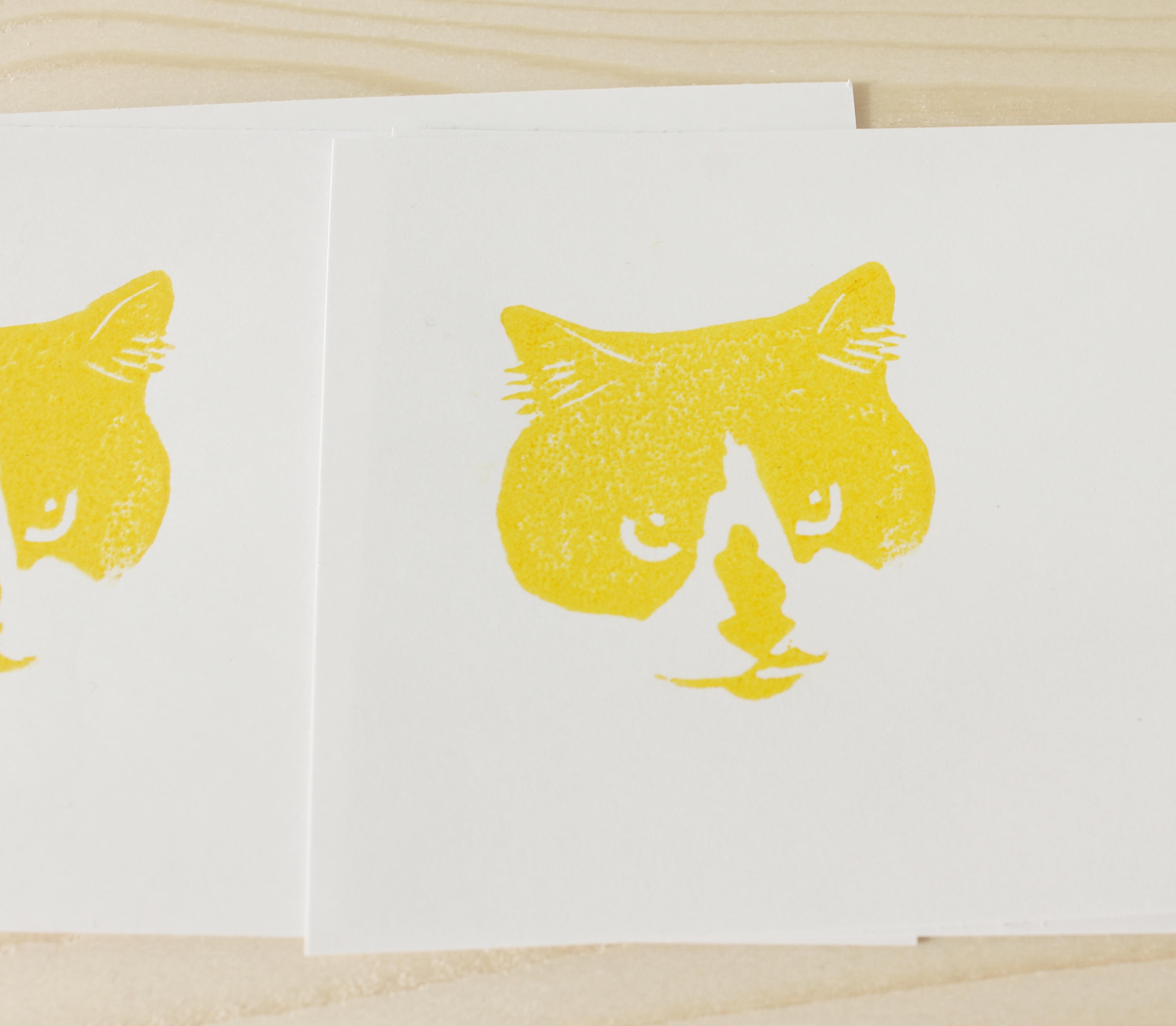 Cat Face 6 Cards Set / Kitty Sweet Nothing / Cat Lovers Gift Tag ...