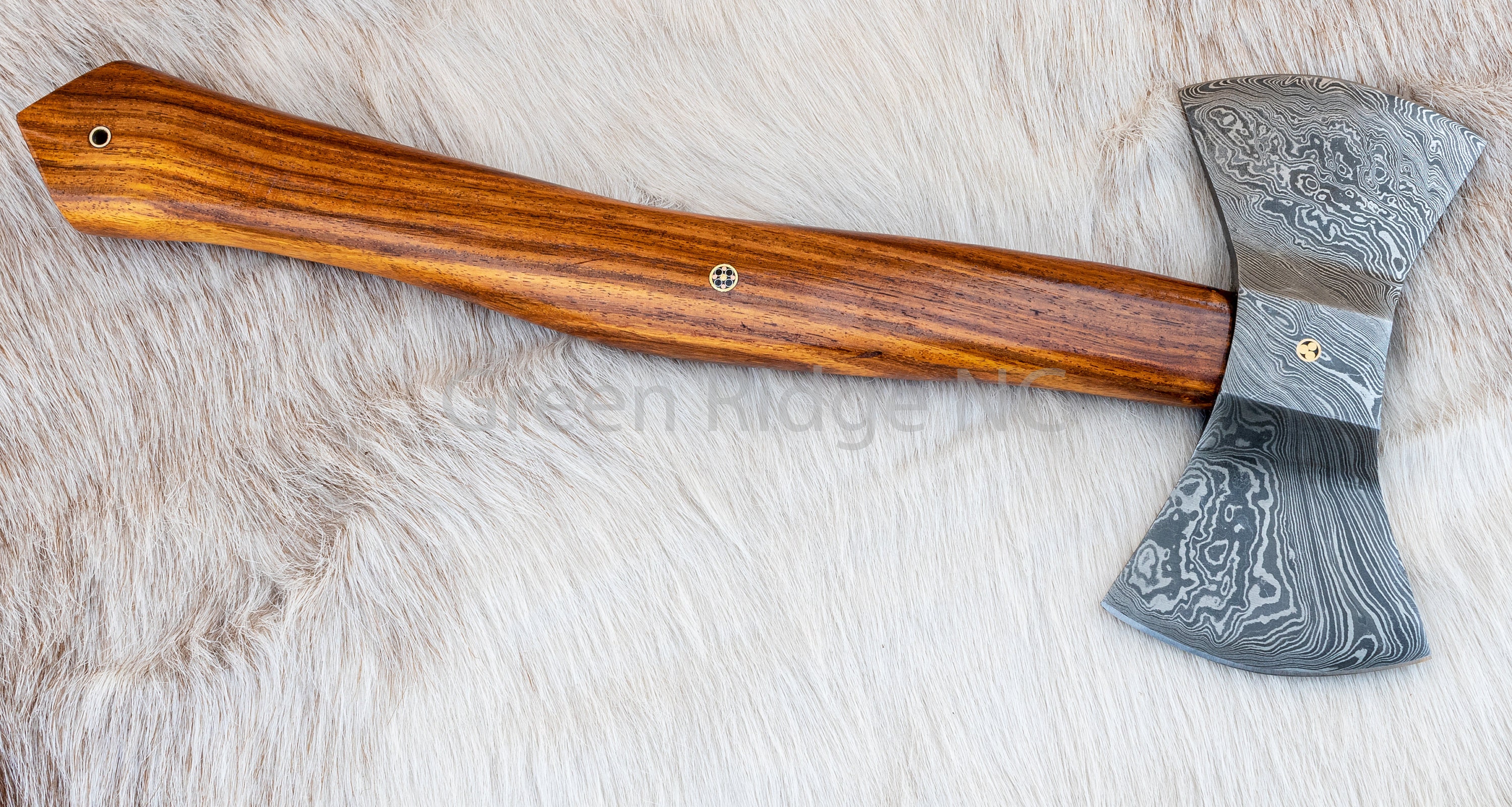 Damascus steel double headed axe Tomahawk Axe hatchet Axe | Etsy