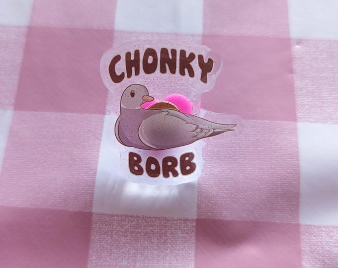 Party Pigeon Pin or Magnet Birthday Gift Pigeons Animal Funny Badge ...