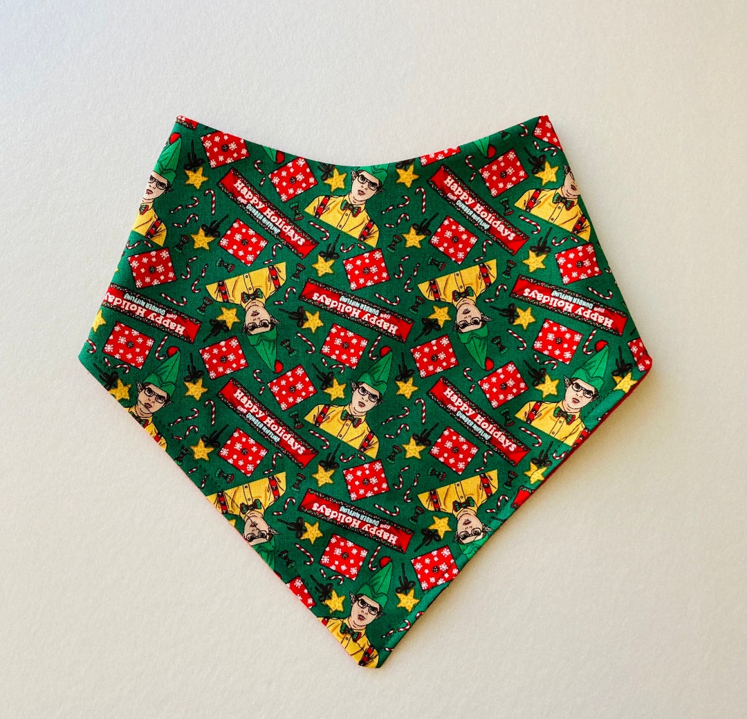 The Office Dwight Shrute Christmas Baby Bib Bandana Bib - Etsy