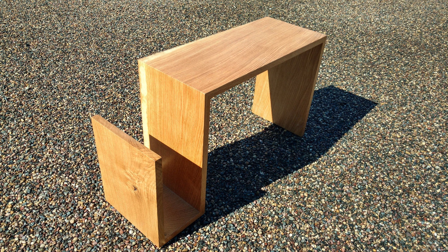 Modern Magazine Bench Side Table - Etsy