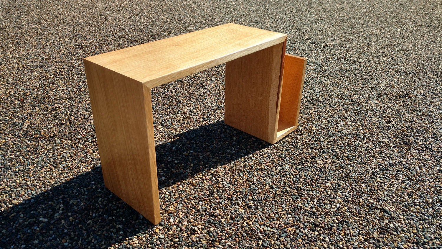 Modern Magazine Bench Side Table - Etsy