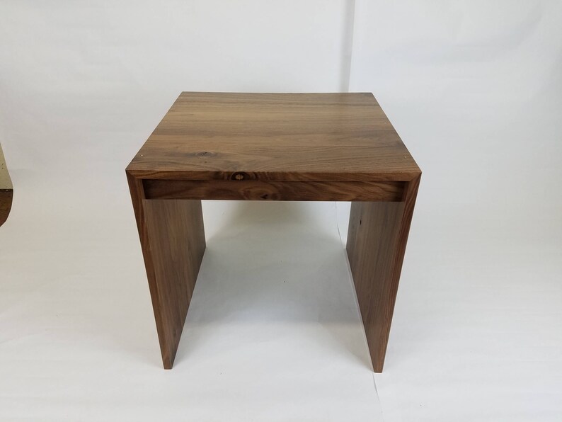 Walnut Side Table - Etsy