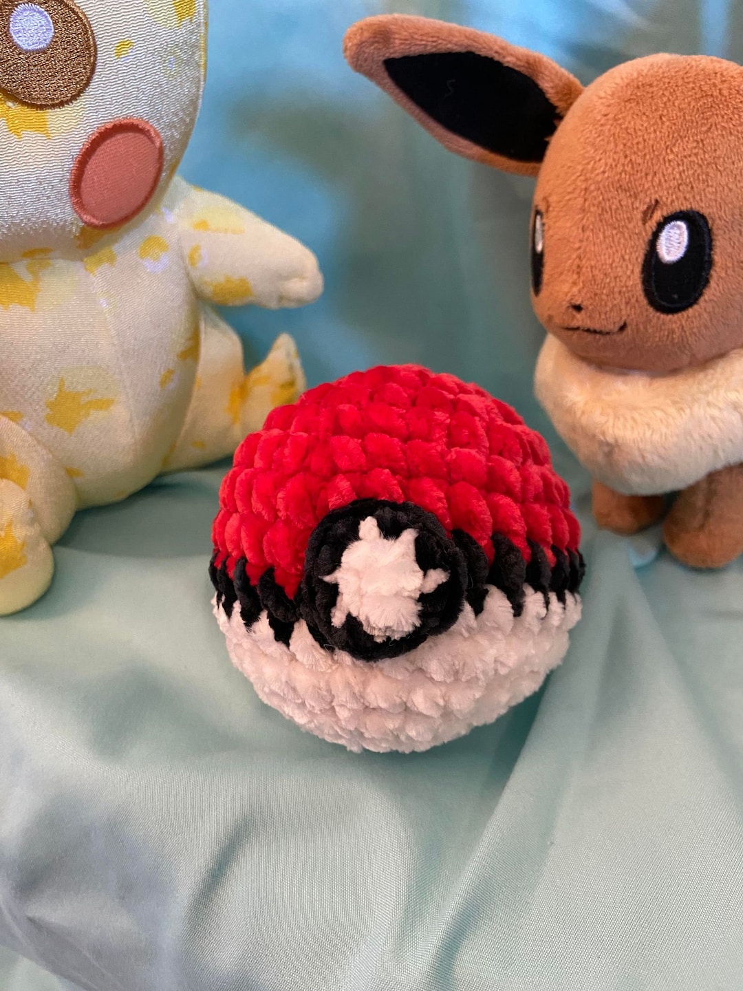 Extra Plush Crochet Pokeball - Etsy