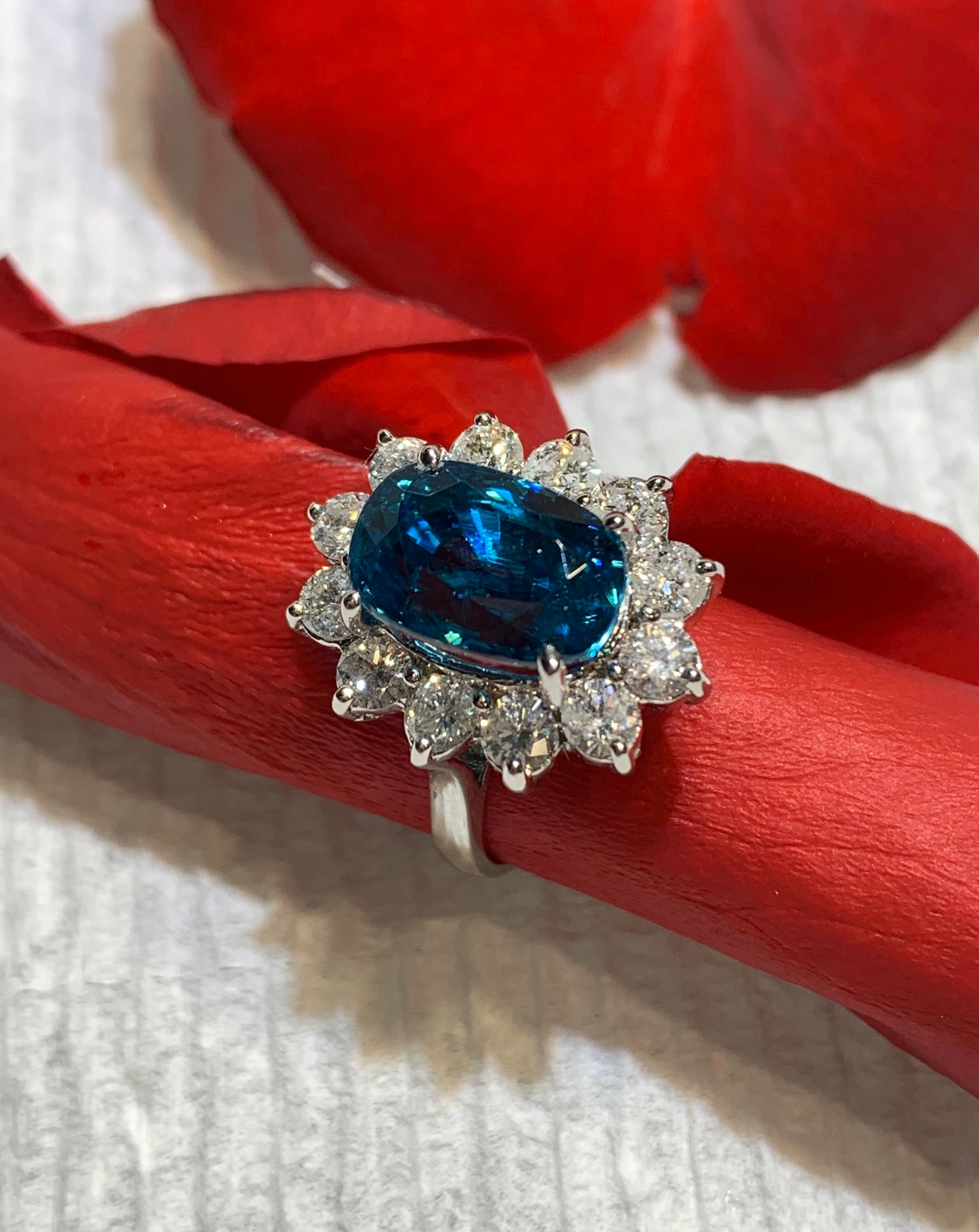 Royal Inspired by Altamira Design London Blue Ring in 14k - Etsy