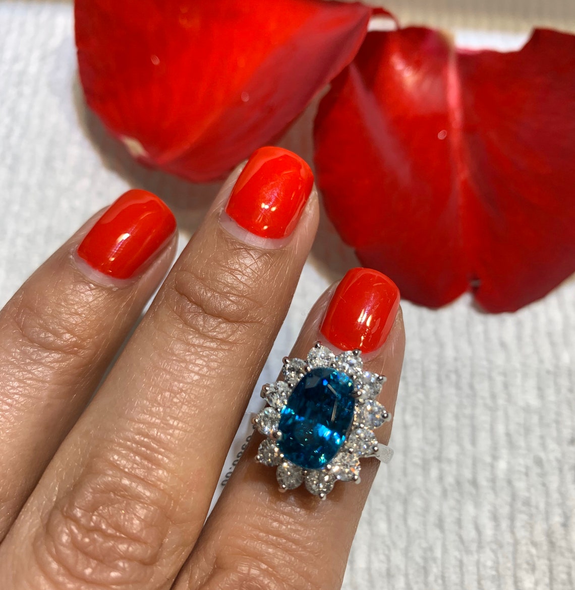 Royal Inspired by Altamira Design London Blue Ring in 14k - Etsy