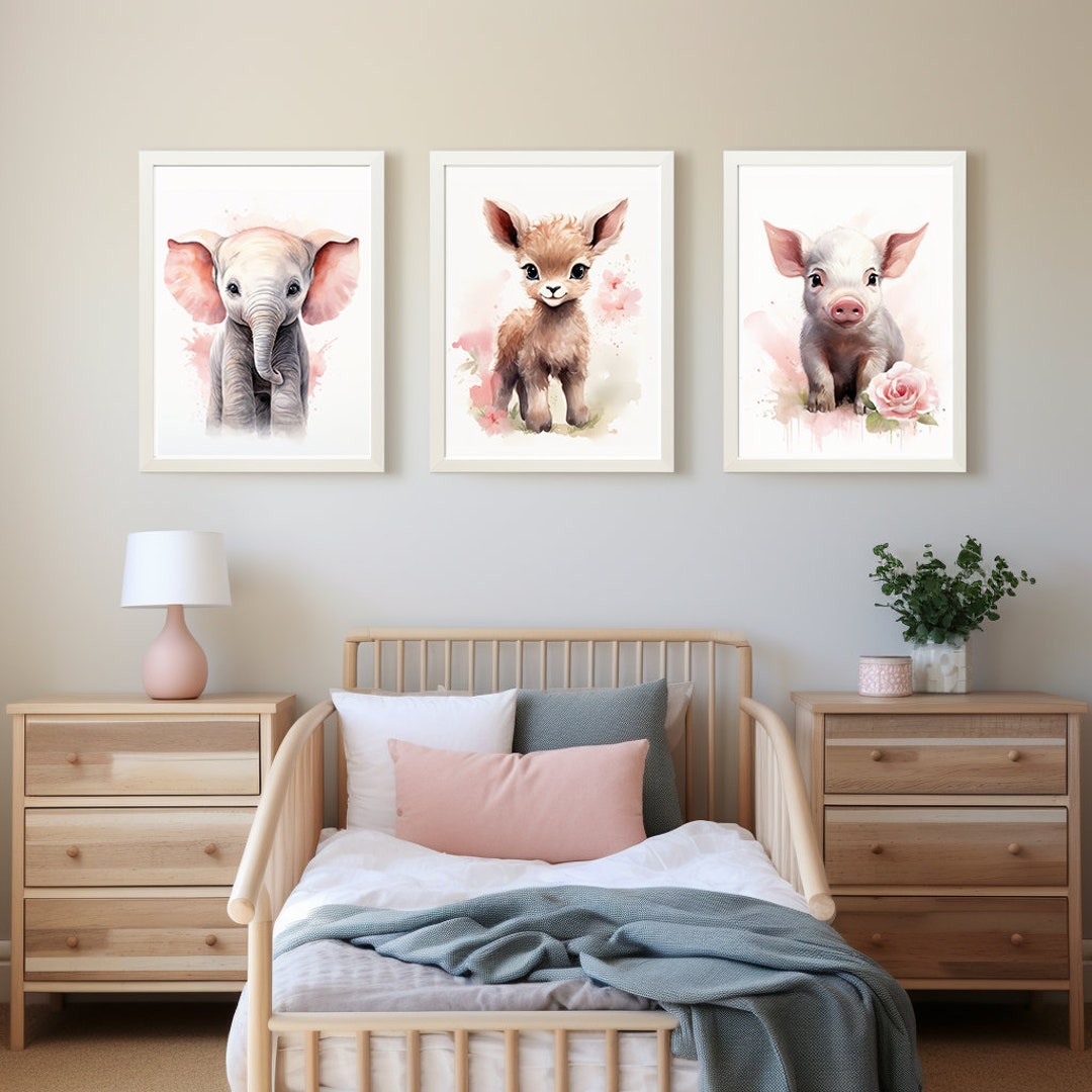 Baby Animal Nursery Art Series - Posters 8x10" - Etsy