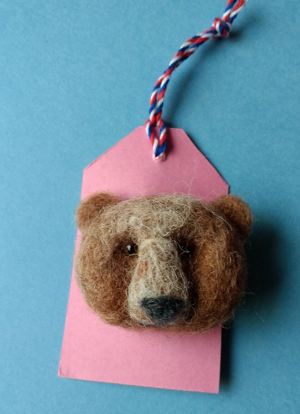 Beautiful Needle- Felted Animal Face Brooches - Etsy