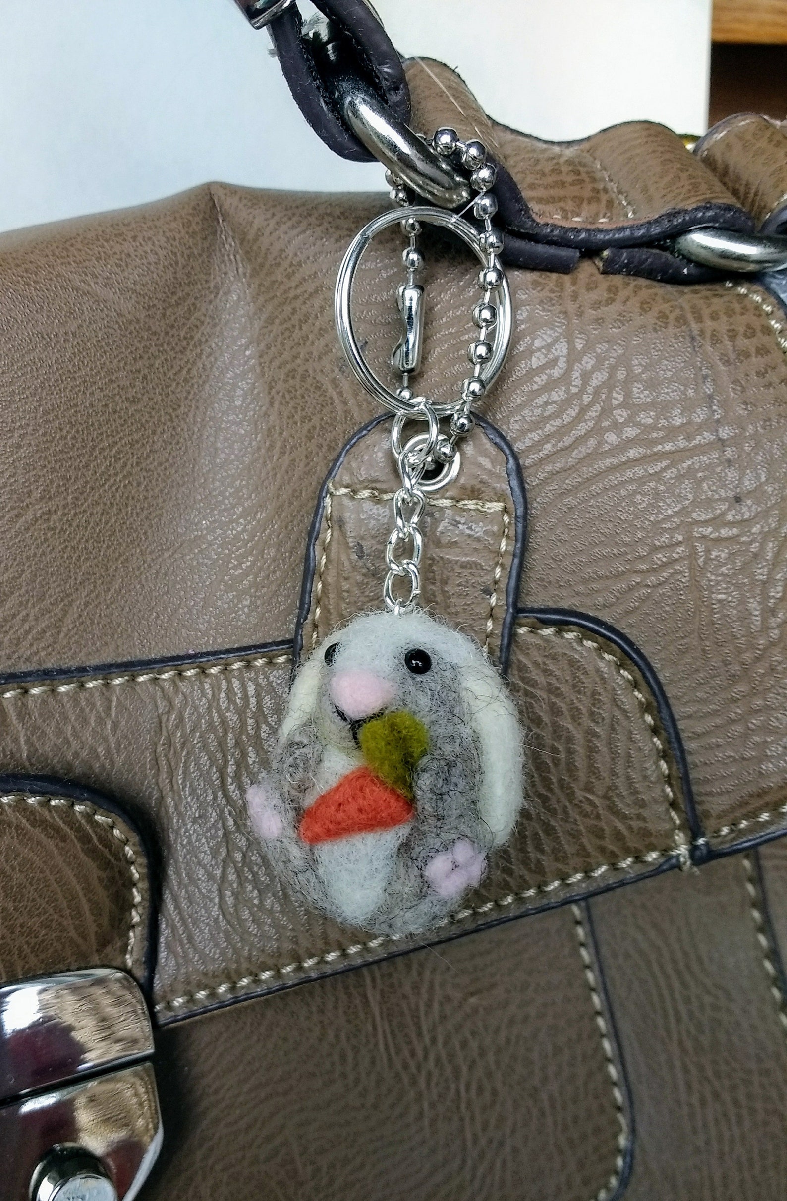 Needle Felted Animal Keyrings - Etsy