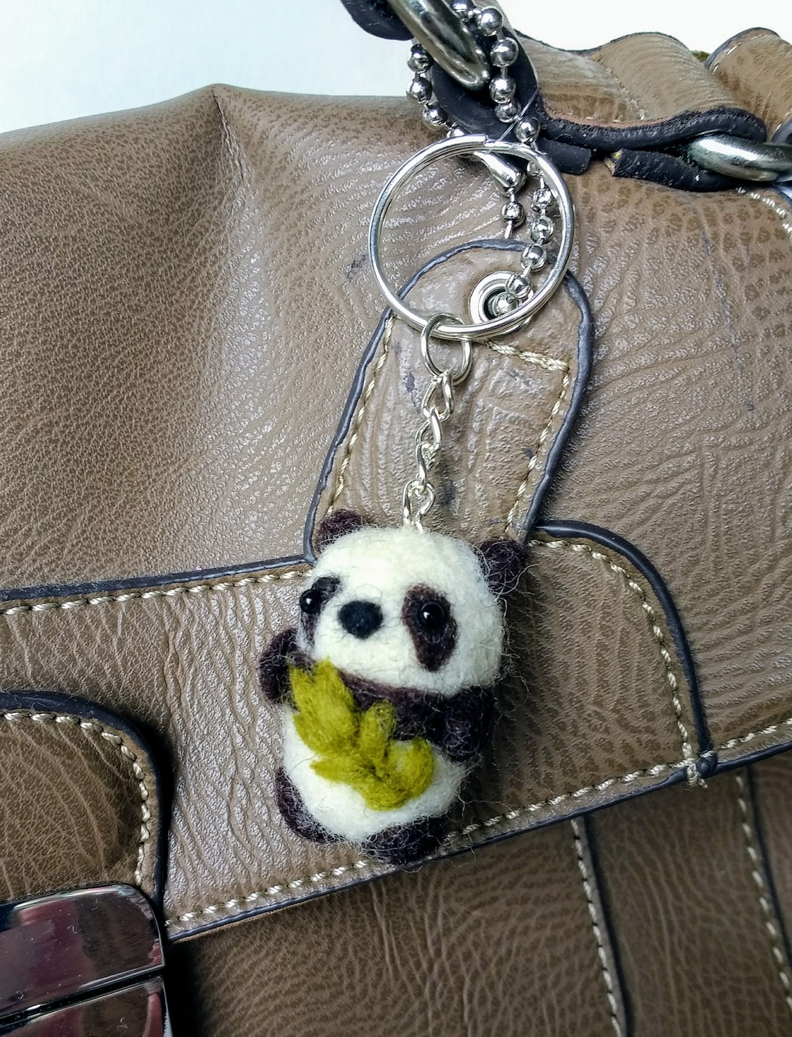 Needle Felted Animal Keyrings - Etsy