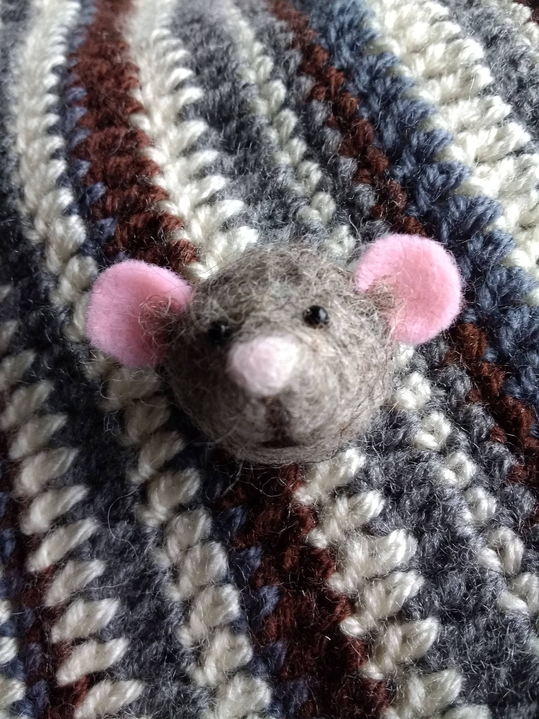 Beautiful Needle- Felted Animal Face Brooches - Etsy