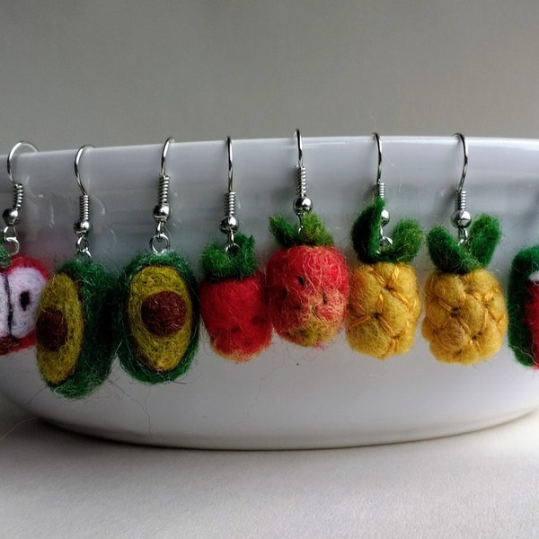 Needle Felted Jewelry - Etsy