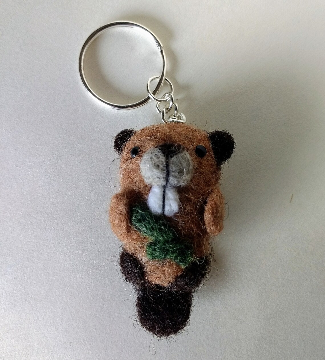 Needle Felted Animal Keyrings - Etsy