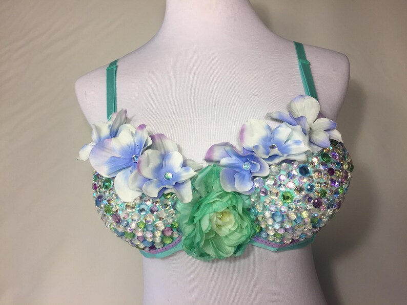 Eleanor | 32B Bra, 34A Bra, Rave Bra, Festival Bra, Decorated Bra ...