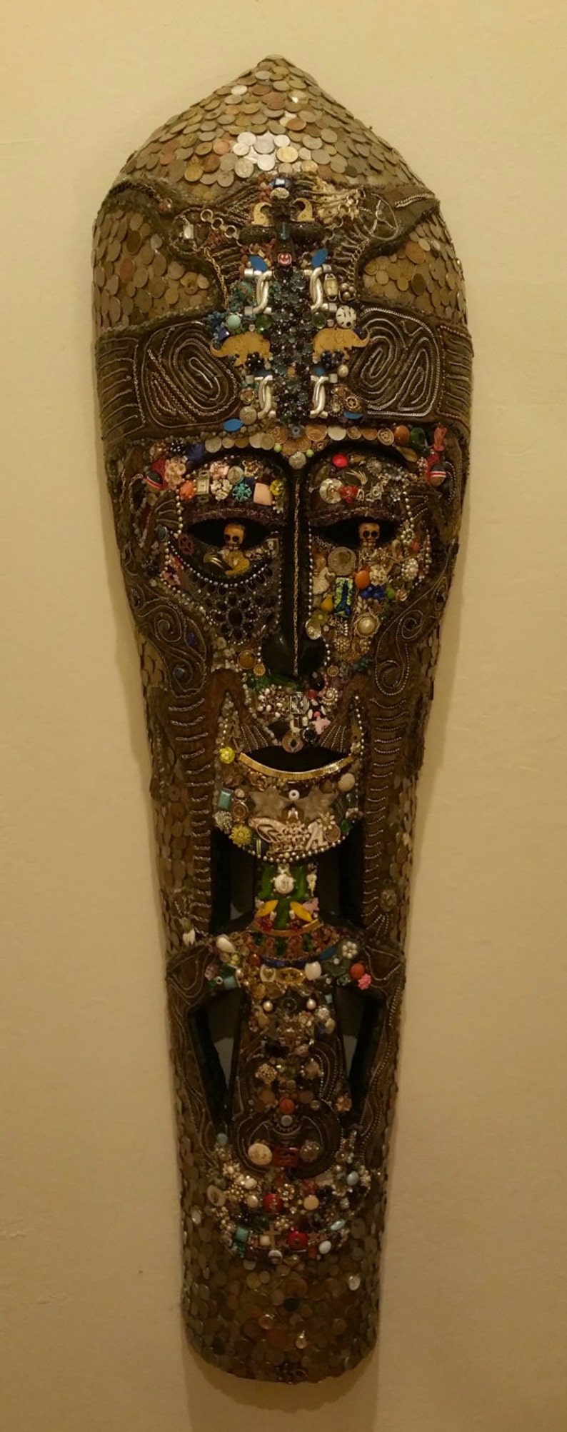 Real Borneo Mask Hoodoo Head - Etsy