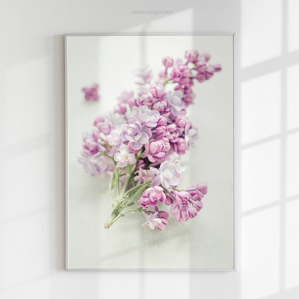 SET OF 3 Lilac Printable Spring Wall Decor Instant Download Nature ...