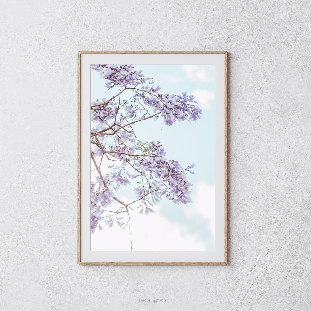 Jacaranda Tree Printable Spring Wall Decor Instant Digital - Etsy