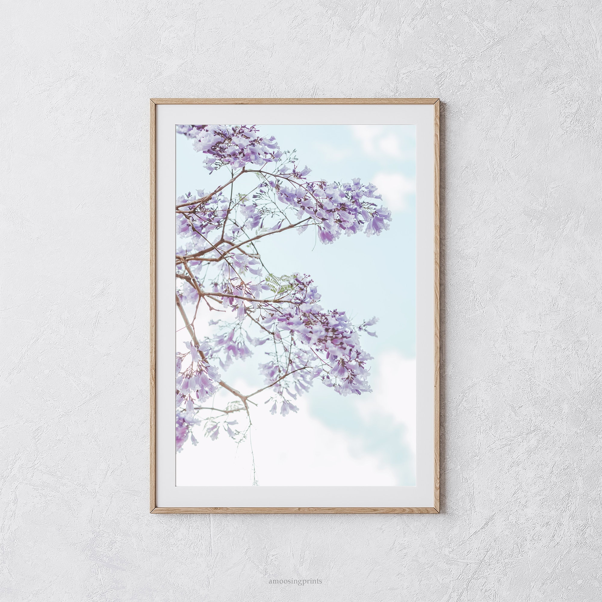 Jacaranda Tree Printable Spring Wall Decor Instant Digital Download ...