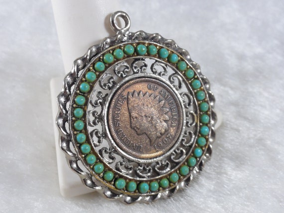 Indian head penny necklace store