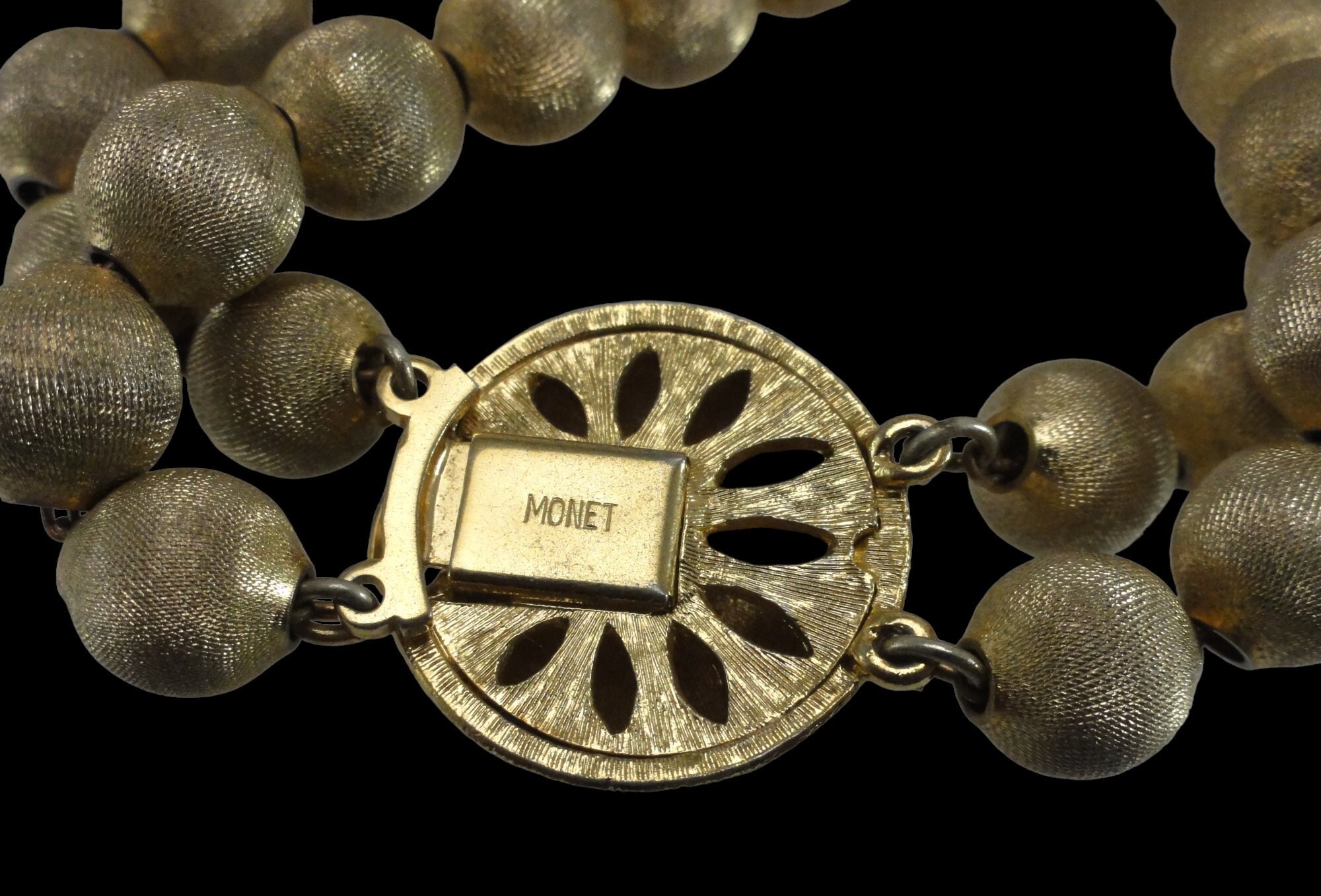 Monet Metal Bead Necklace Four Strands 100 Grams - Etsy