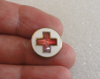 Red Enamel Cross - Etsy