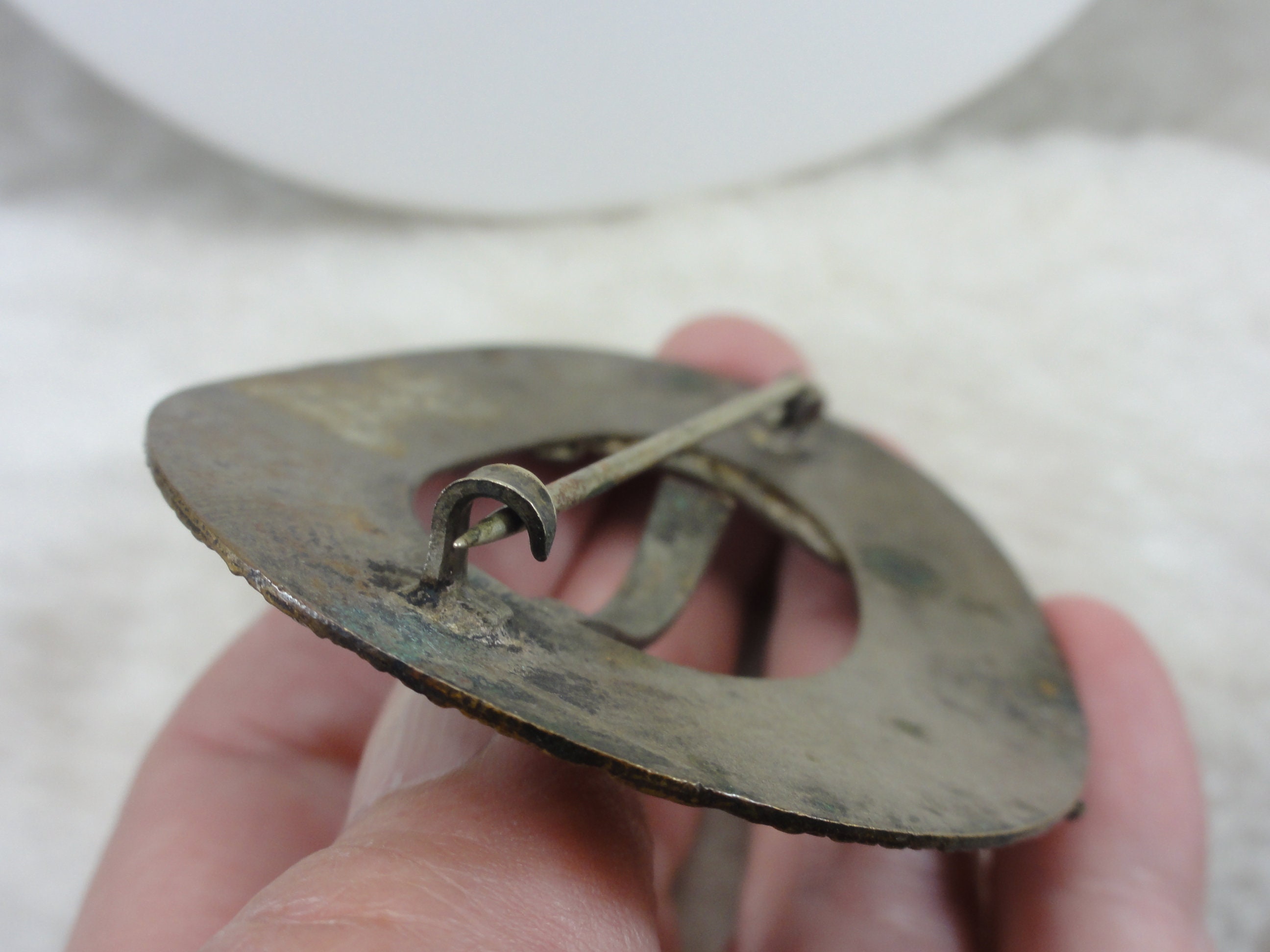 Brass Sash Pin Antique 1800's Sash Buckle Ornate Art Noveau Sash Pin ...