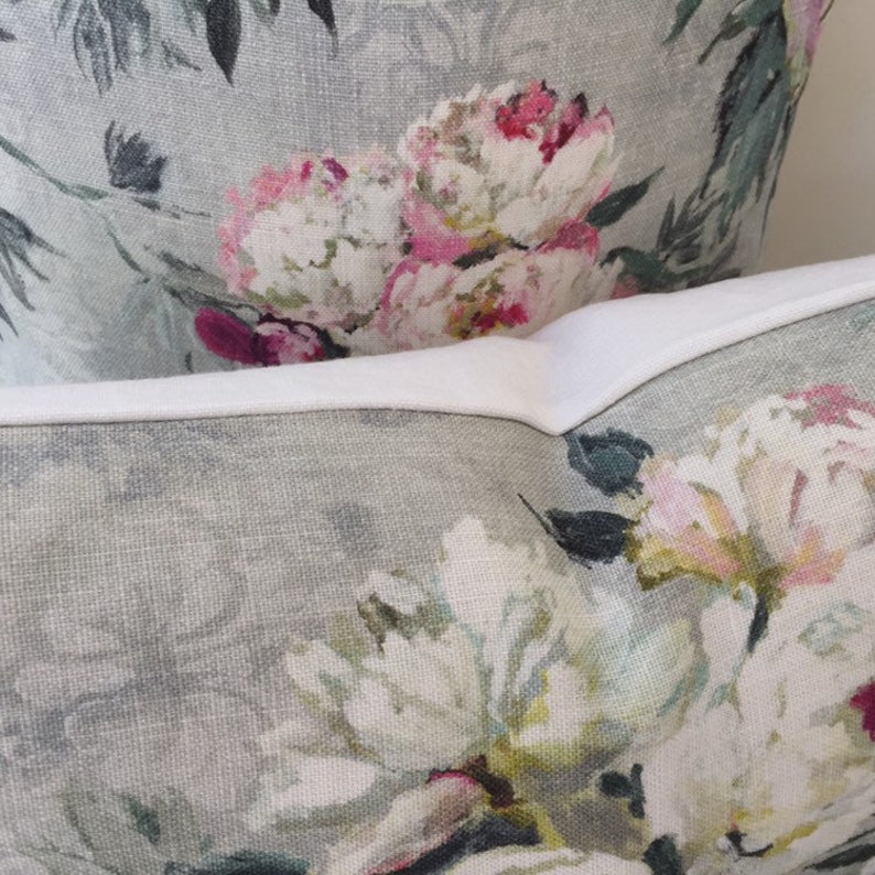 Designers Guild Floreale Zinc Decorative Pillow Cover - Etsy