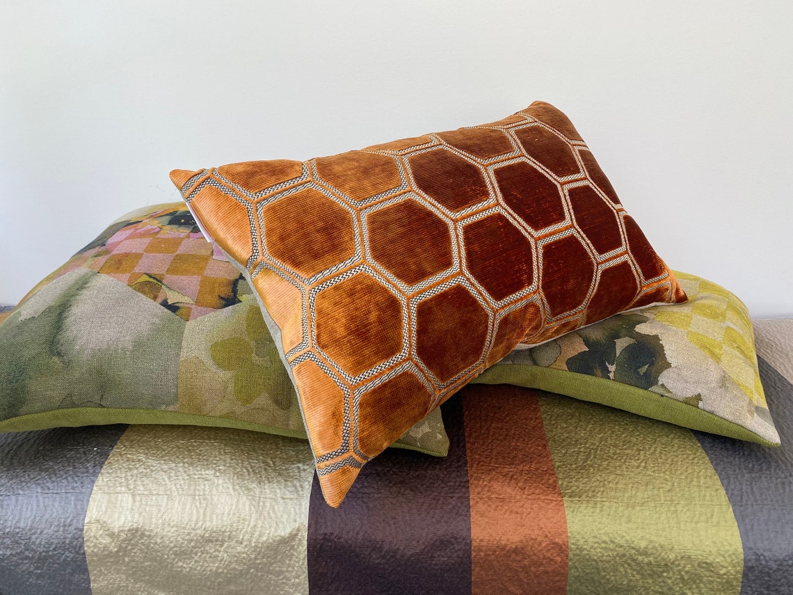 Pillow/cushion Cover in Designers Guild Velvet in Manipur - Etsy