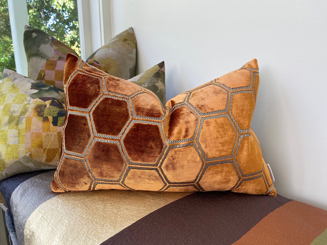 Pillow/cushion Cover in Designers Guild Velvet in Manipur - Etsy