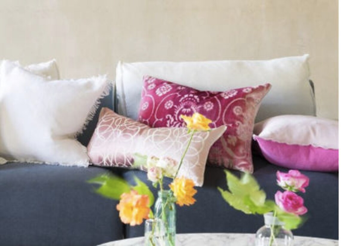 Designers Guild POLONAISE PEONY Decorative Pillow Cover | Etsy