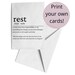 Rest Definition PNG DIGITAL FILE Print Your Own Cards Framed Art Quotes ...