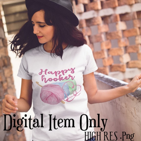 Happy Hooker Png DIGITAL FILE Sublimation Printable Funny - Etsy