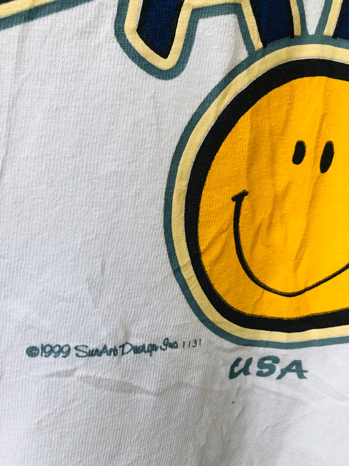 Vintage Original 90’s Saipan “ Smiley Logo 1999” T-shirt - Etsy