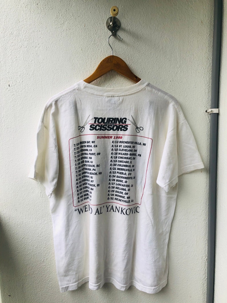 Vintage Original 90s Weird Al Yankovic Running With - Etsy