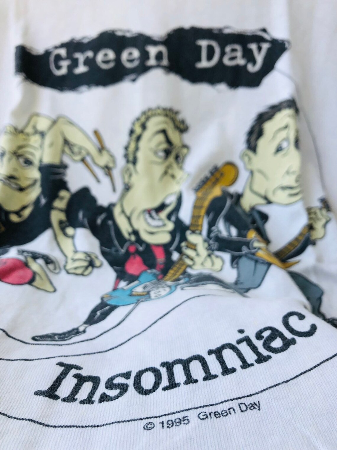 Vintage Original 90s Greenday Punk Rock Insomniac - Etsy