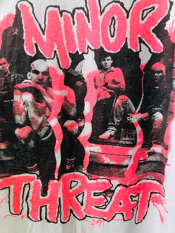 Vintage Original 80's Minor Threat American Hardcore … - Gem