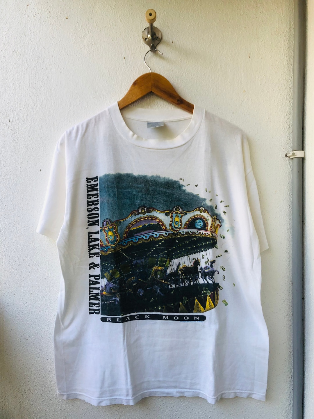 Vintage Original 90er Jahre ELP Emerson Lake & Palmer Black Moon 1992 ...