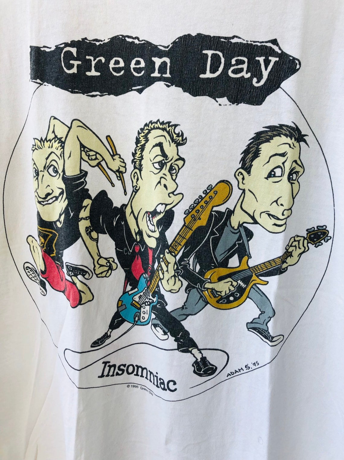 Vintage Original 90s Greenday Punk Rock Insomniac - Etsy