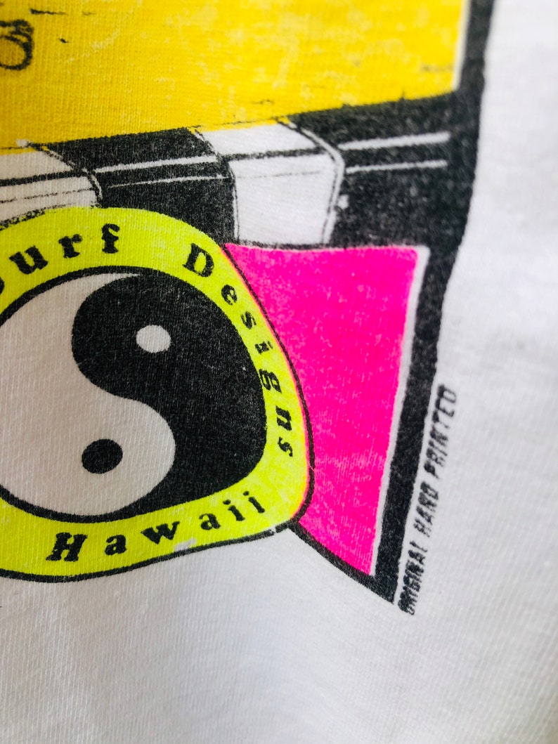 Vintage Original 90s T&C Surf Design Hand Printed Phuket - Etsy