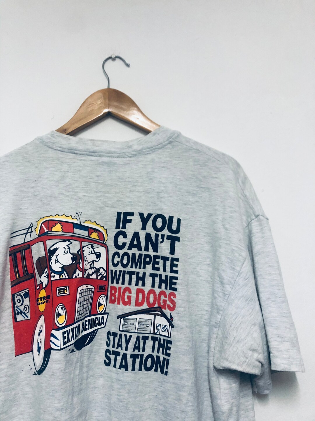 Vintage Original 90’s Exxon Fire Dept Funny T-shirt - Etsy