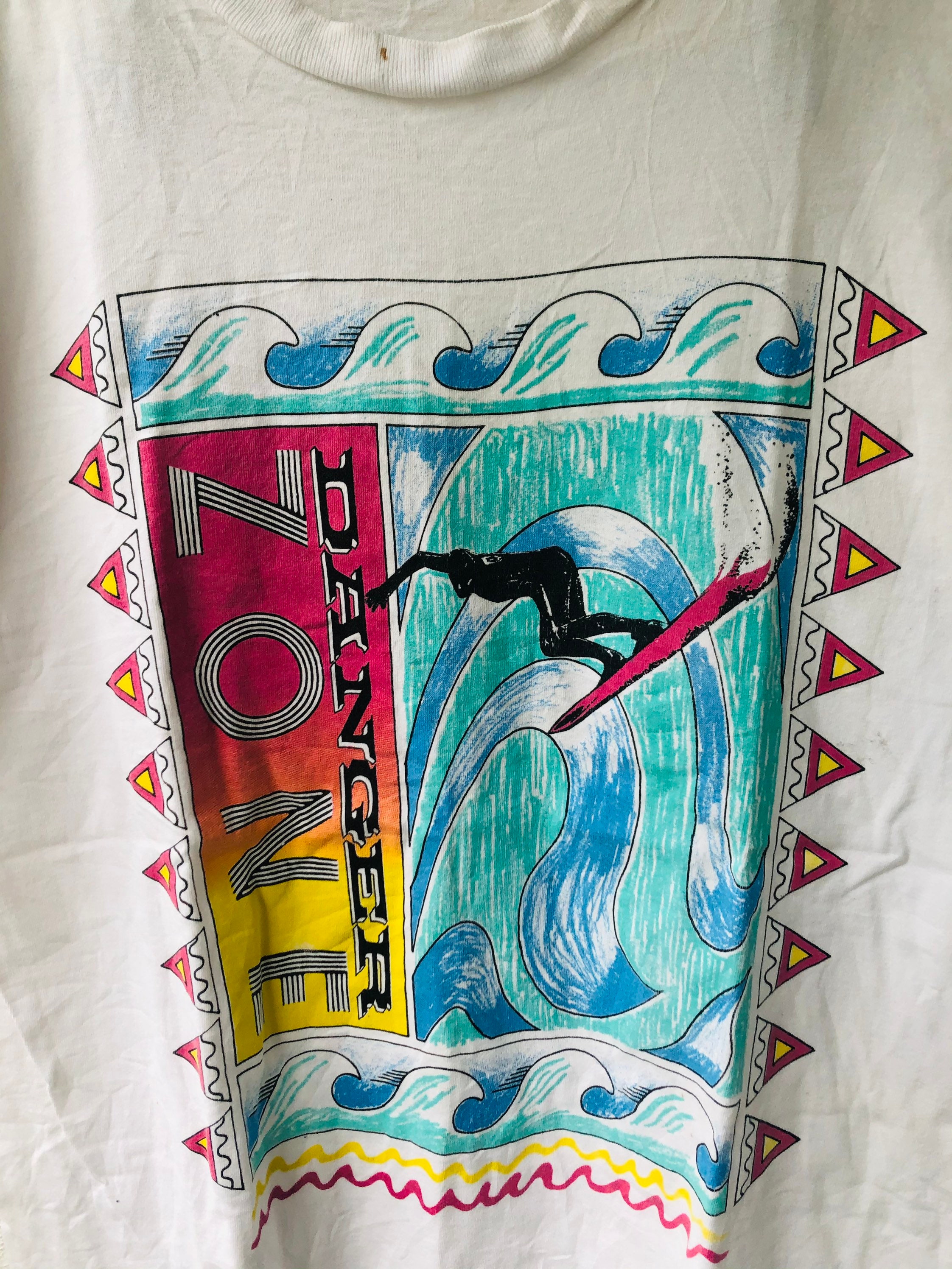 Vintage Original 90s Surfin Danger Zone Old Surf Graphic | Etsy